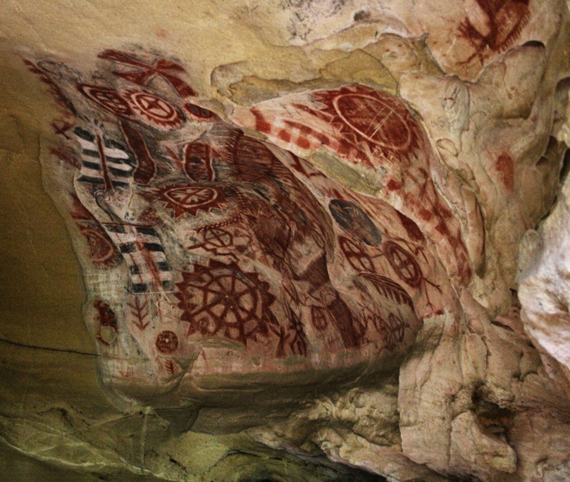 Chumash Painted Cave State Historic Park (outside Santa Barbara, CA ...